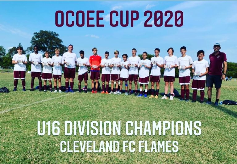 Cleveland FC Boys U16 Travel Soccer Team place 1st in the Ocoee Cup ...